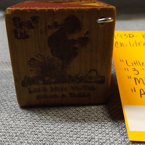 Disney | Toys | 93s Childs Nursey Rhyme Block | Poshmark